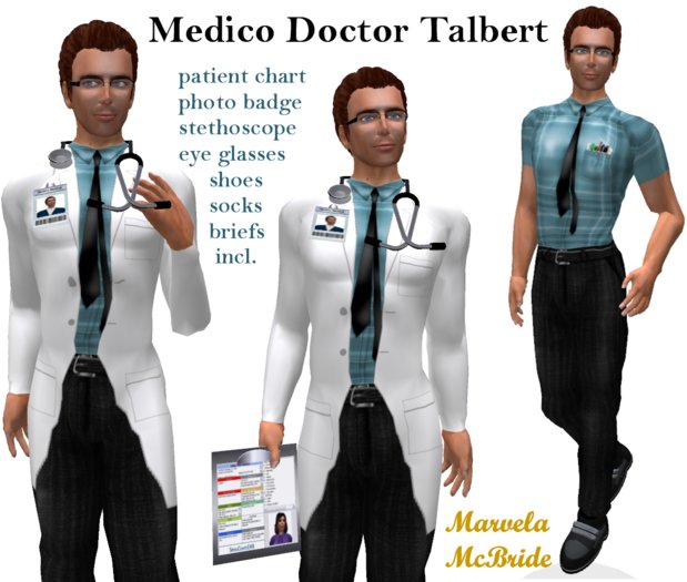 Second Life Marketplace - ! "Medico" Doctor Talbert
